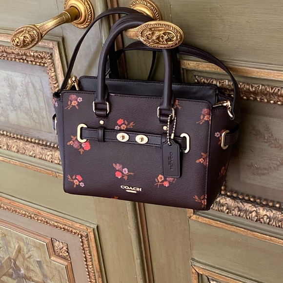 Coach | Bags | Nwt Coach Mini Blake Floral Crossbody Bag | Poshmark